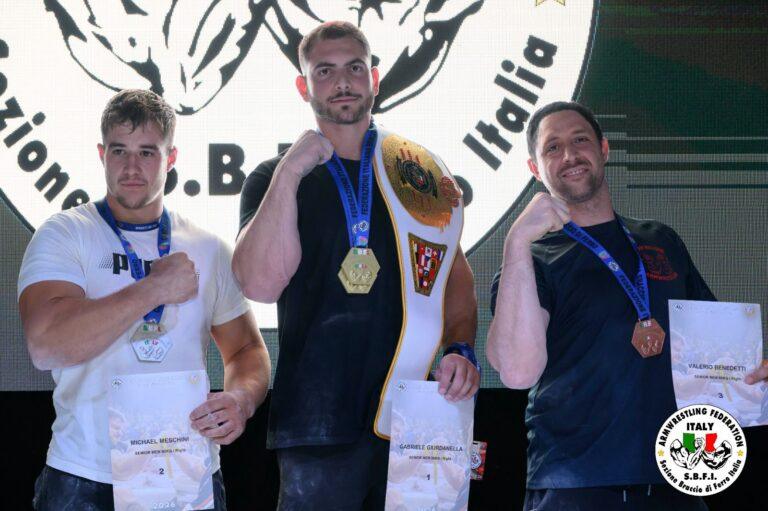 Il vittoriese Giurdanella doppio Oro ai campionati italiani di braccio ...