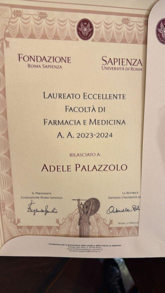 Da Modica all'eccellenza nazionale: Adele Palazzolo premiata a Roma ...