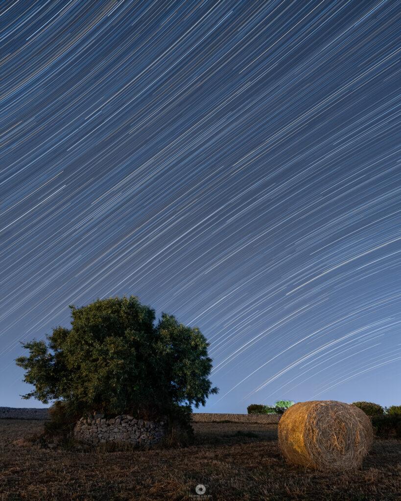 Star Trail sul Carrubo - Radio RTM Modica